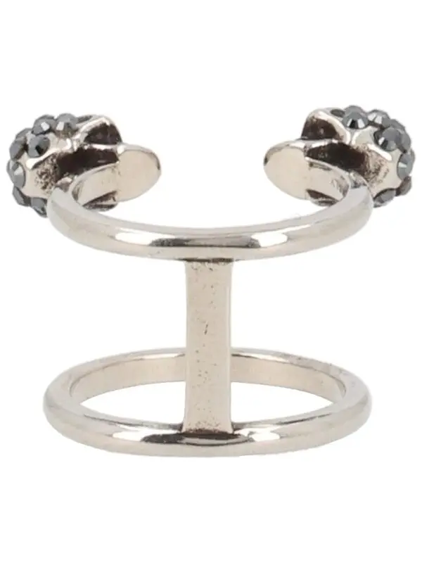 Alexander McQueen Skull Ring - Silver
