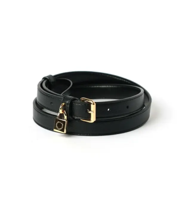 Stella McCartney Ryder Small Belt Embossed Grainy Eco Alter Mat Murraya + Vegea - Black