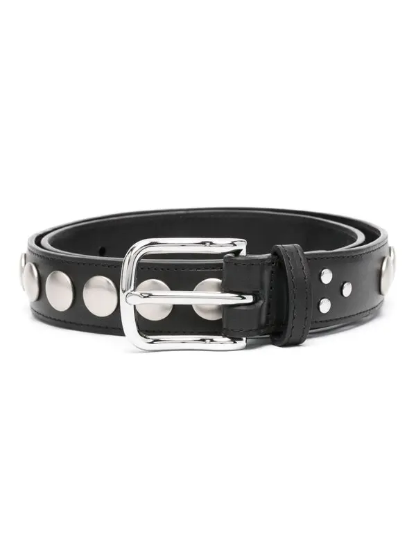 Jérôme Dreyfuss Festival Leather Belt - Noir Silver