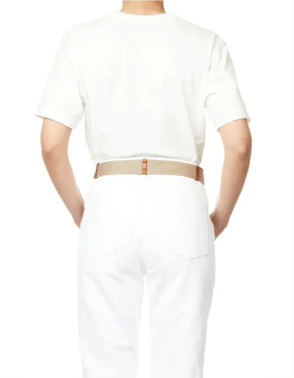 Jérôme Dreyfuss Large Strap Belt - Chêne