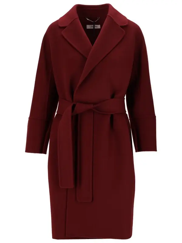 Max Mara Cappotto Tessuto Coat - Lampone