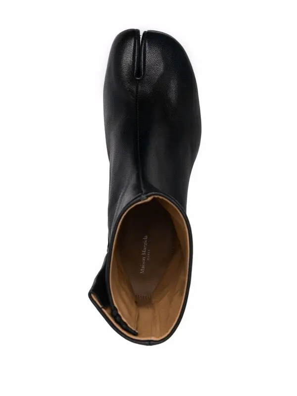 MAISON MARGIELA Leather Ankle Boots - Black