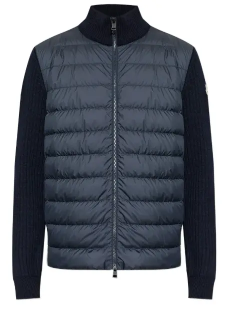 Moncler Fine Knit Cardigan - Blue