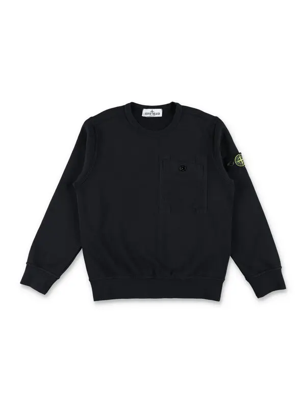Stone Island Sweatshirt With Chest Pocket