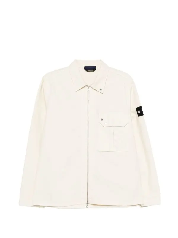 Stone Island Logo Cotton Jacket