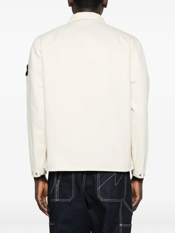 Stone Island Logo Cotton Jacket