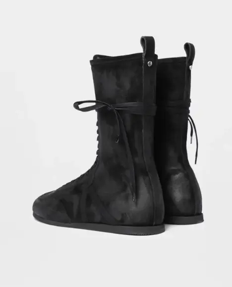 ANN DEMEULEMEESTER Fides Soft High-top Sneakers