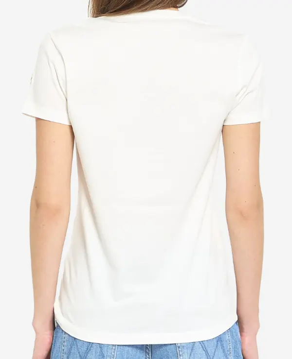 Moncler Short Sleeve T-shirt - Natural