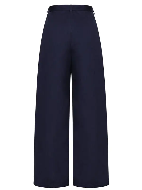 Stella McCartney Cotton Cargo Pants - Blue