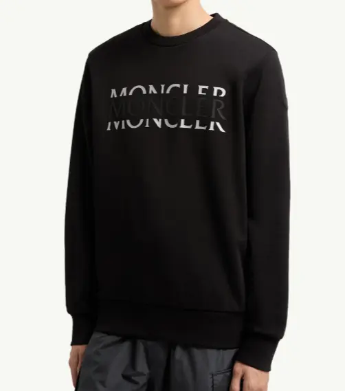 Moncler Crewneck Sweatshirt - Black