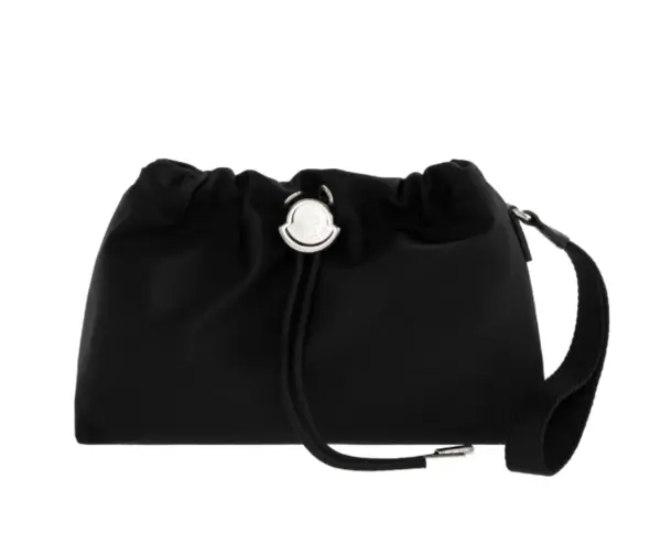 Moncler Drawstring Pouch - Black
