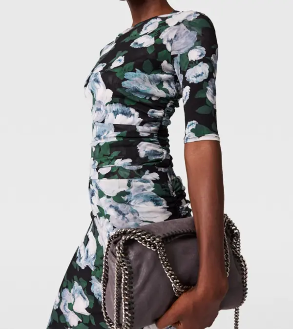 Stella McCartney Bunch Of Roses Mesh Top - Multicolor