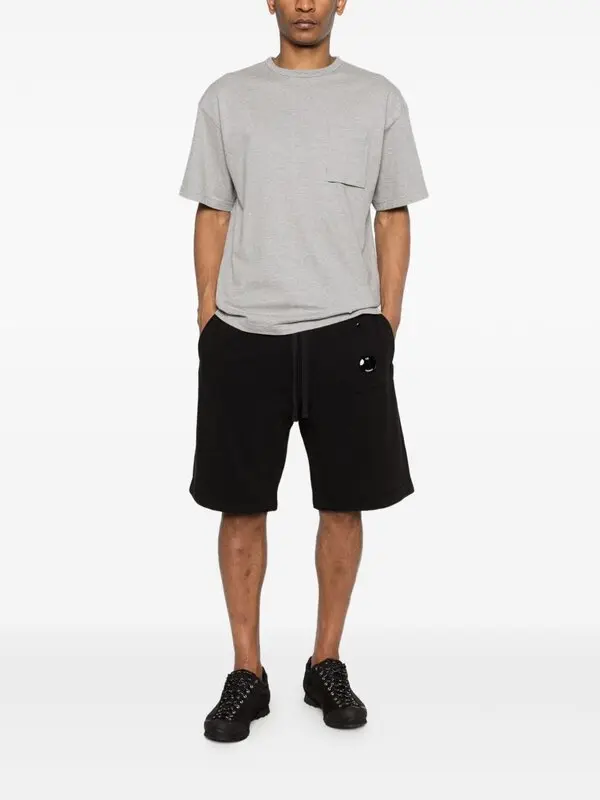 C.P. COMPANY Cotton Jogging Bermuda - Black