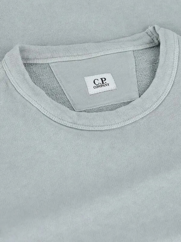 C.P. COMPANY Cotton Sweatshirt - Clear Blue