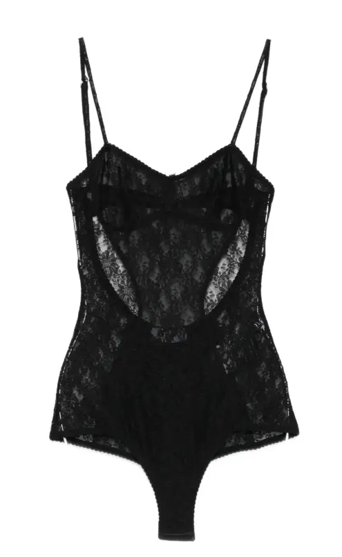 Attico Stretch Lace Body - Black