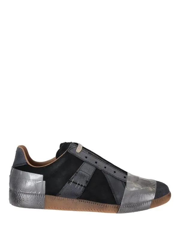 MAISON MARGIELA Low Top Sneakers - Black/silver