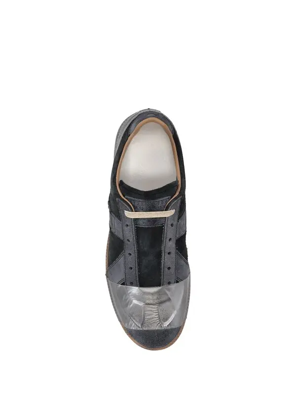 MAISON MARGIELA Low Top Sneakers - Black/silver