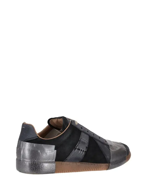 MAISON MARGIELA Low Top Sneakers - Black/silver