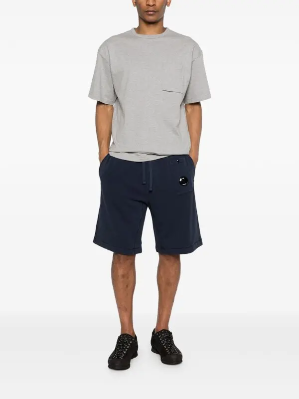 C.P. COMPANY Cotton Jogging Bermuda - Blue