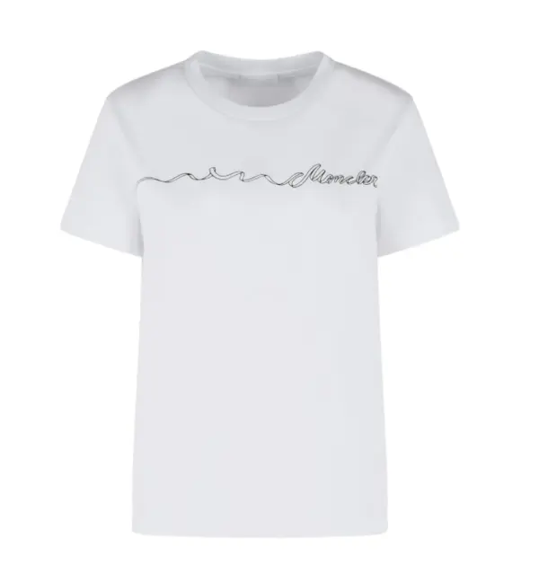 Moncler Short Sleeve T-shirt - White