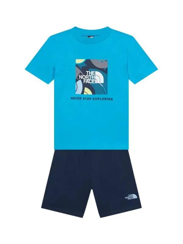 The North Face T-shirt And Bermuda Shorts Set - Multicolour