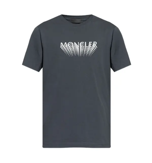 Moncler Ss T Shirt - Grey