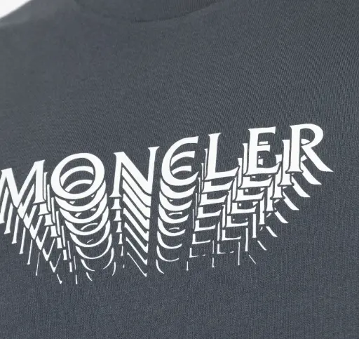 Moncler Ss T Shirt - Grey