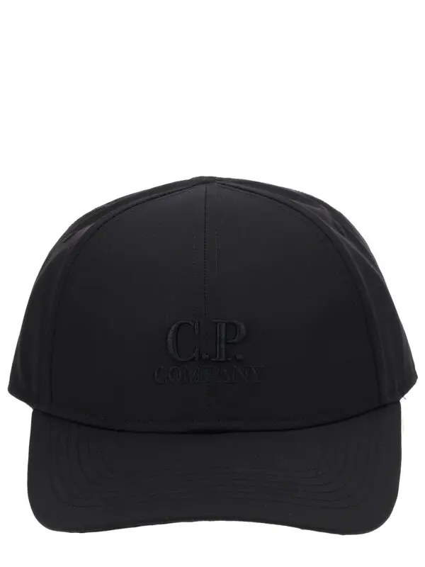 C.P. COMPANY Chrome R' Baseball Cap - Black
