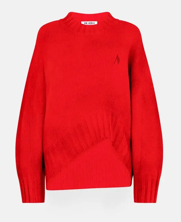 Attico Wool Cashmere Sweater - Red