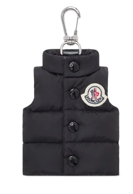 Moncler Vest Key Ring - Black