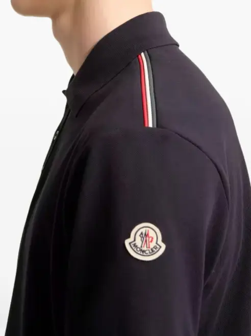Moncler Ss Polo - Blue