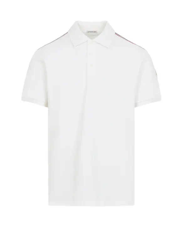 Moncler Ss Polo - Natural