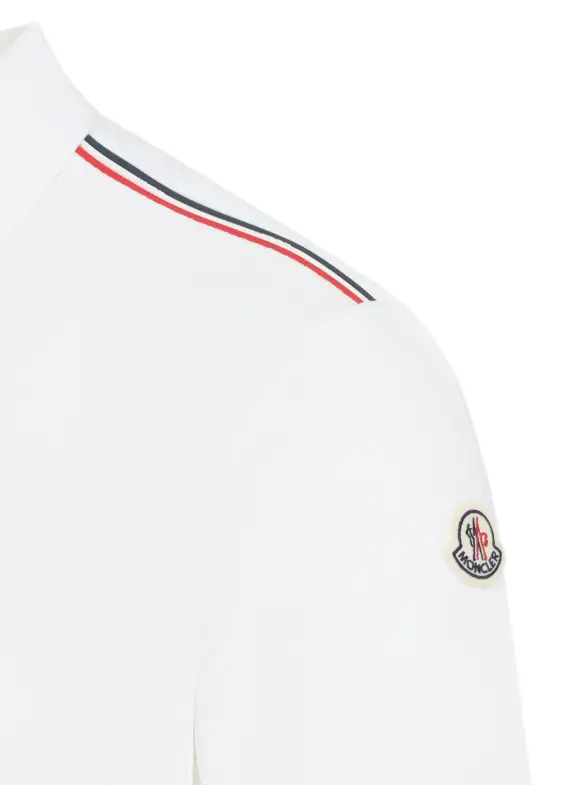 Moncler Ss Polo - Natural