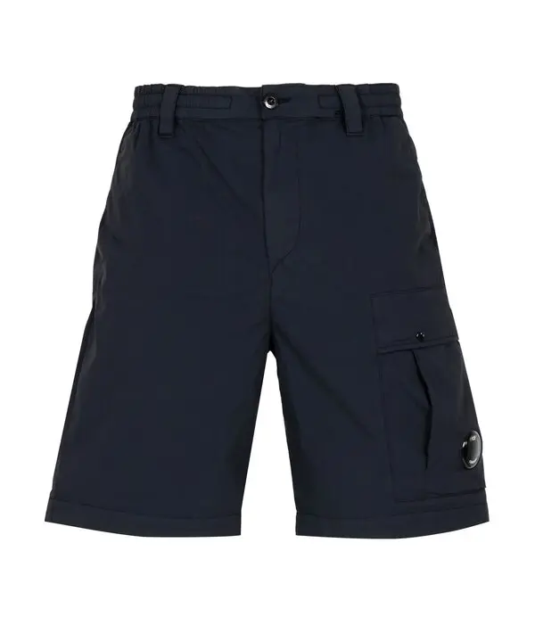 C.P. COMPANY Cotton Shorts - Blue