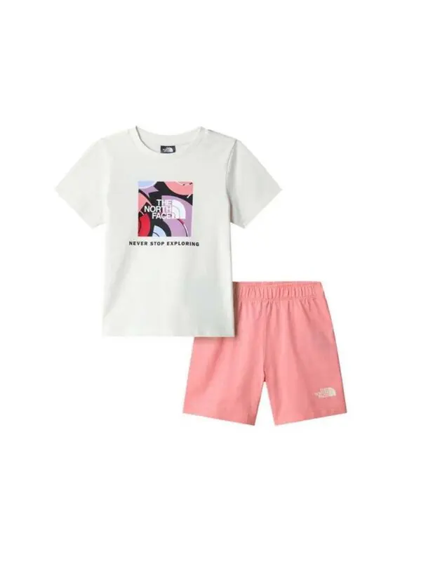 The North Face T-shirt And Bermuda Shorts Set - Multicolour