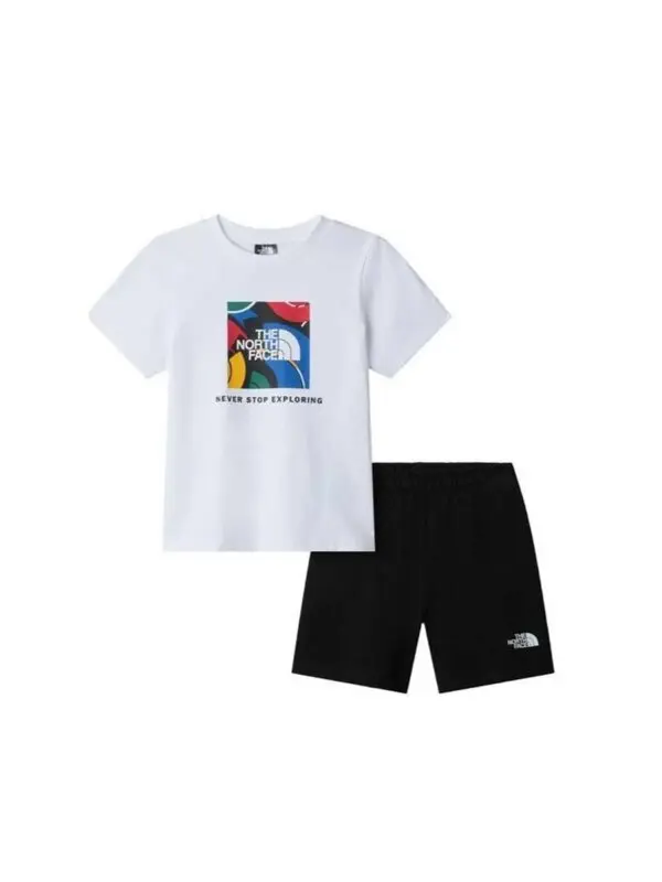 The North Face T-shirt Set With Bermuda Shorts - Multicolour