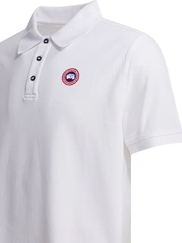 Canada Goose Polo Shirts - White