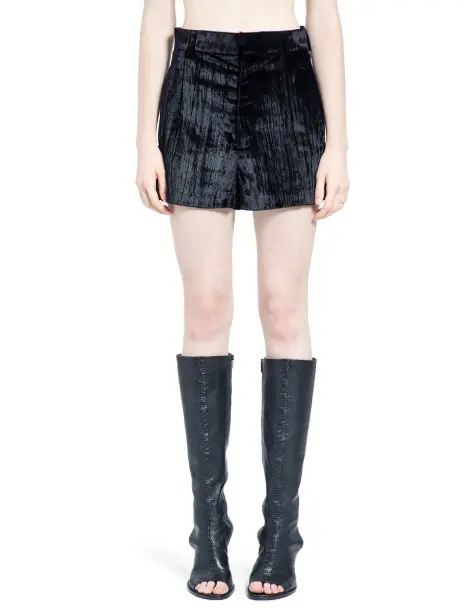 ANN DEMEULEMEESTER Stine High-waist Tailored Shorts