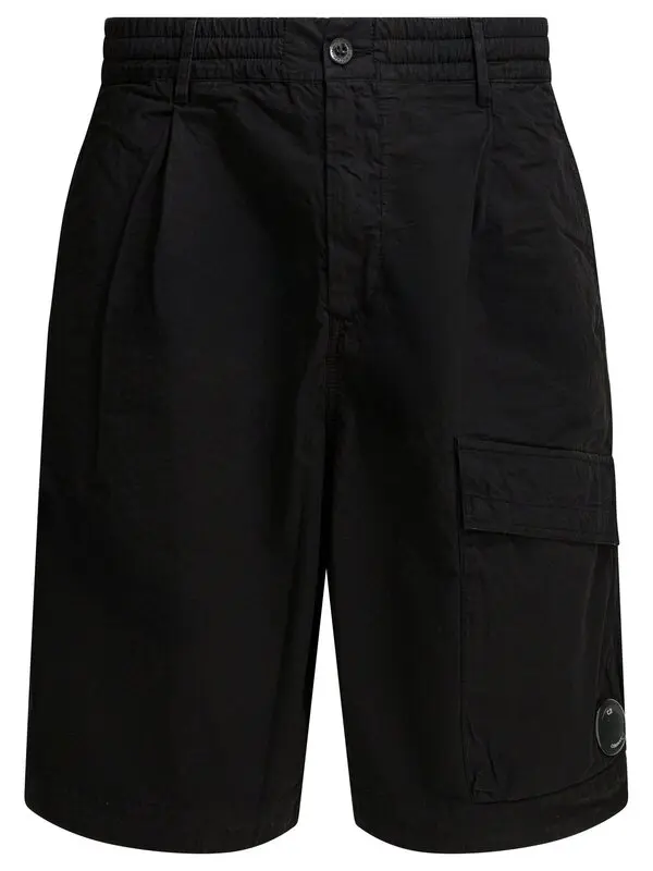 C.P. COMPANY Micro-reps Cargo Shorts - Black