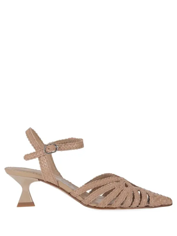 LA ROSE Woven Sandals