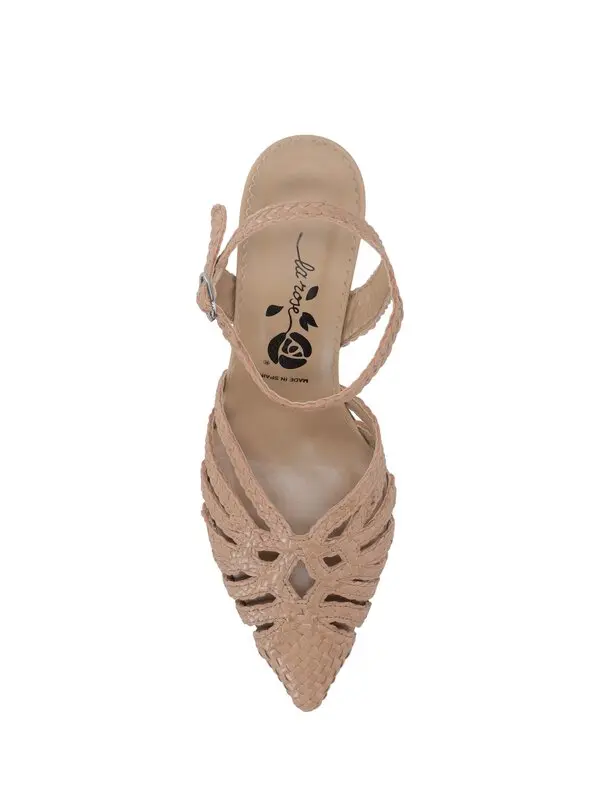 LA ROSE Woven Sandals