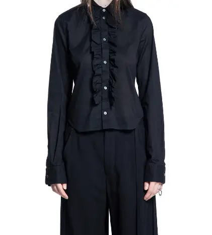 ANN DEMEULEMEESTER Erma Slim-fit Ruffled Shirt