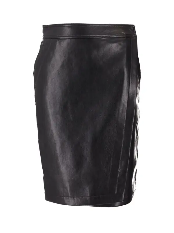 ANINE BING Alanis Recycled Leather Skirt
