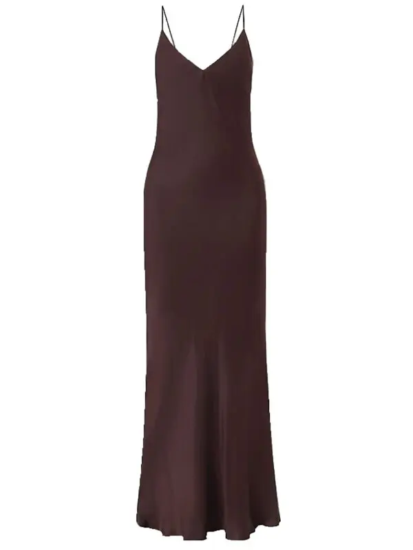ANINE BING Laurel Dress - Dark Brown