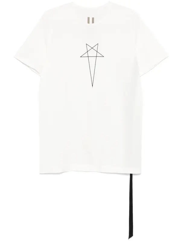 Rick Owens Level T-shirt - Milk/black