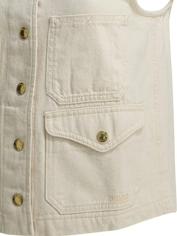 Filson Archive Cruiser Sleeveless Jacket - White