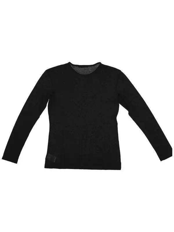 LA ROSE Long Sleeve Jersey T-shirt - Black