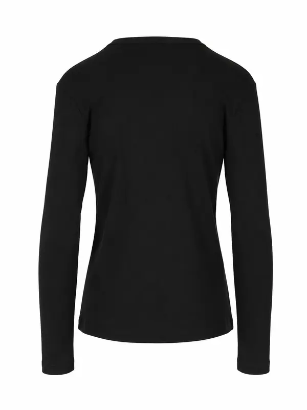 LA ROSE Long Sleeve Jersey T-shirt - Black