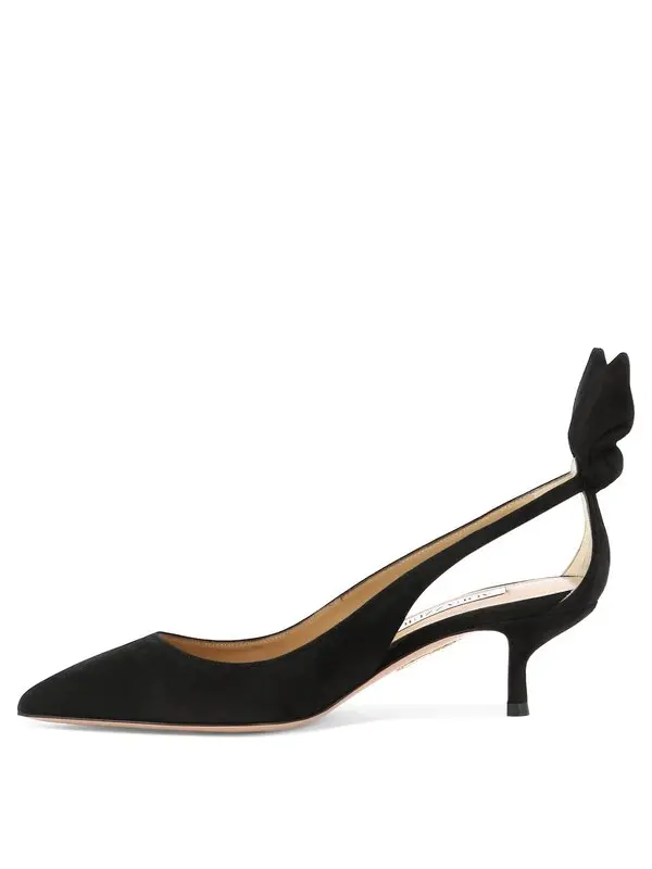 AQUAZZURA Bow Tie Pump 50 Mm - Black