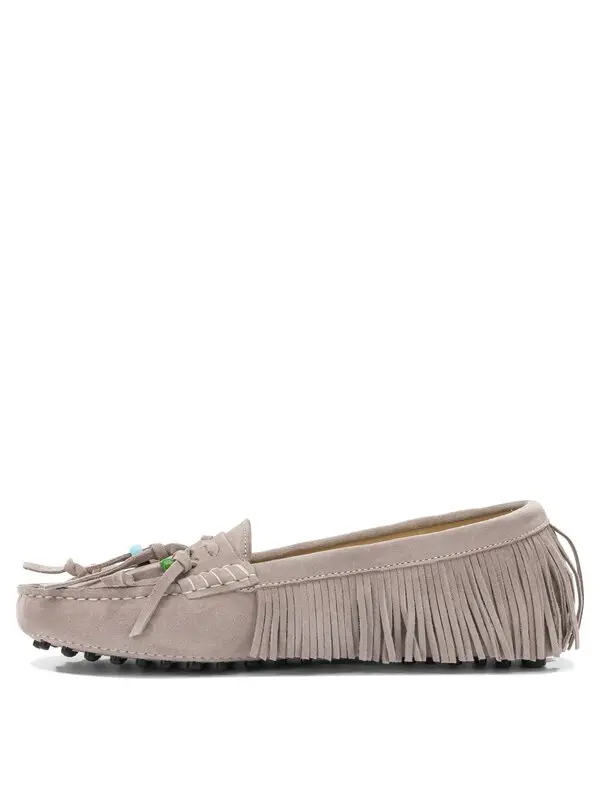 Toujours Emily Suede Loafers - Beige